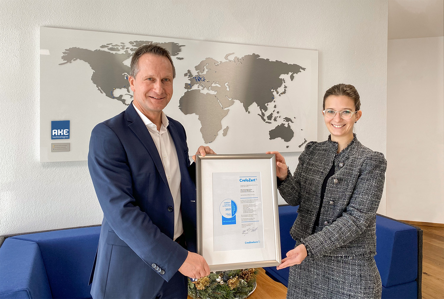 Auszeichnung für hervorragende Bonität - AKE unter den besten 2 % in ...